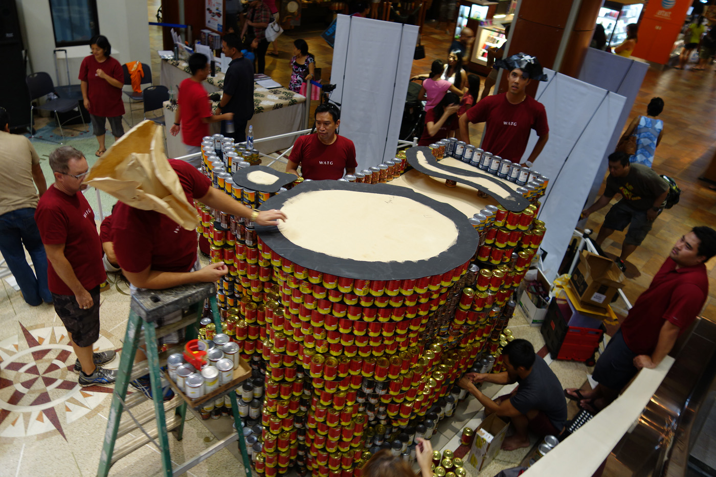 Fighting hunger with CANstruction