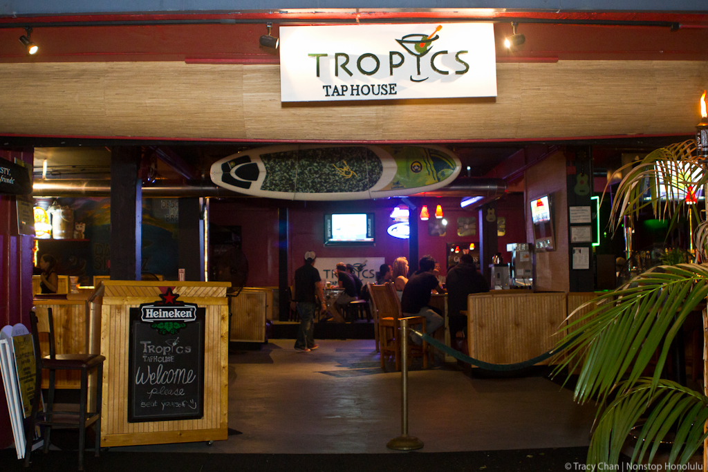 New Nightlife + Eats: Tropics Tap House