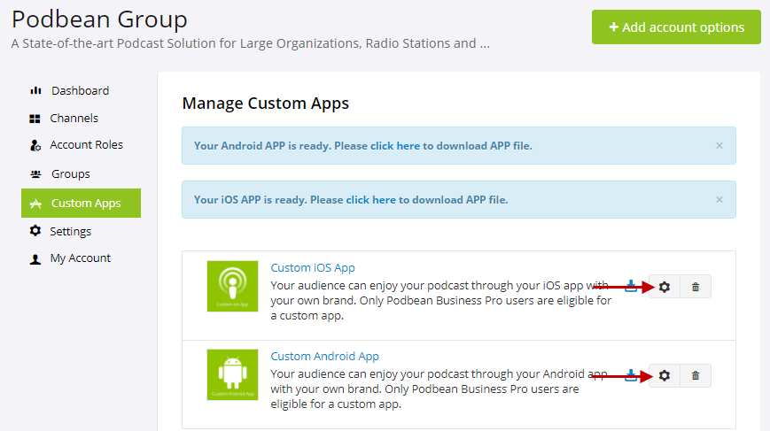 Podcast plugin - White Label Android App | Podbean