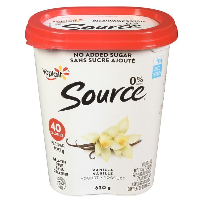 Yoplait Source Vanilla Yogurt| 630 Grams