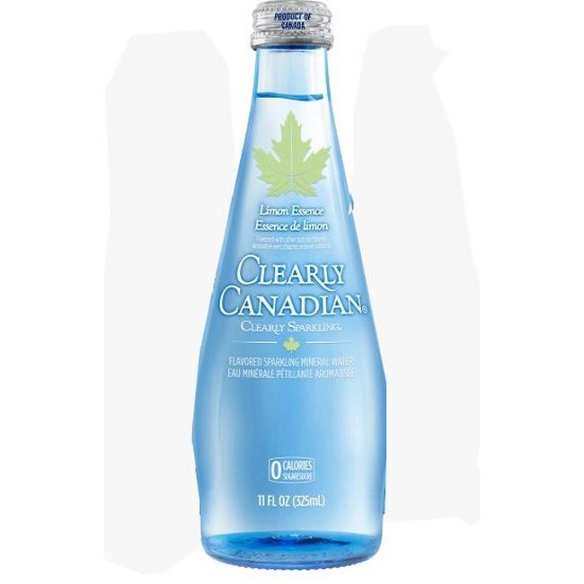 Clearly Canadian Limon Essence Sparkling Mineral Water| 325 Milliliter