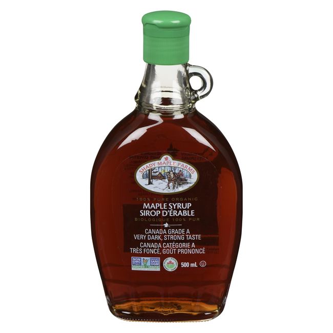 Organic Very Dark Strong Maple Syrup, 500 Milliliter ...