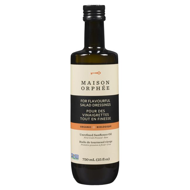 Maison Orphee Organic Sunflower Oil| 750 Milliliter