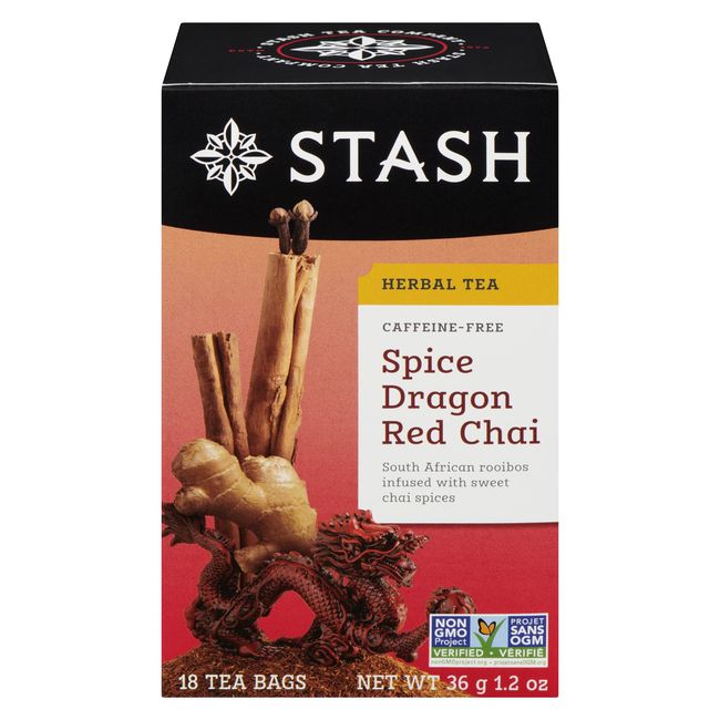 Spice Dragon Red Chai Herbal Tea, 18 count | FoodServiceDirect.ca ...