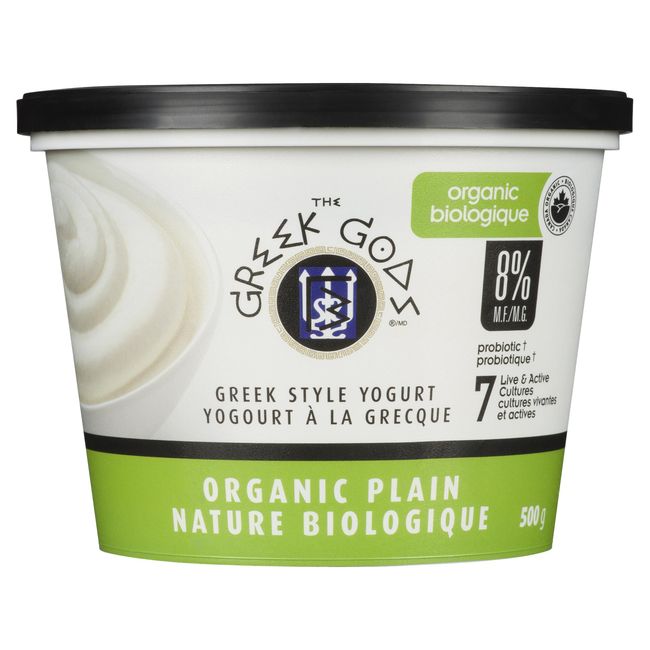The Greek Gods Organic Plain Traditional Greek Style Yogurt| 500 Gram