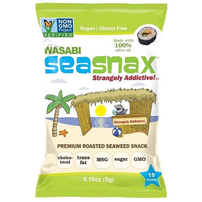 Grab and Go Wasabi Seaweed Snack, 5 Gram | FoodServiceDirect.ca ...
