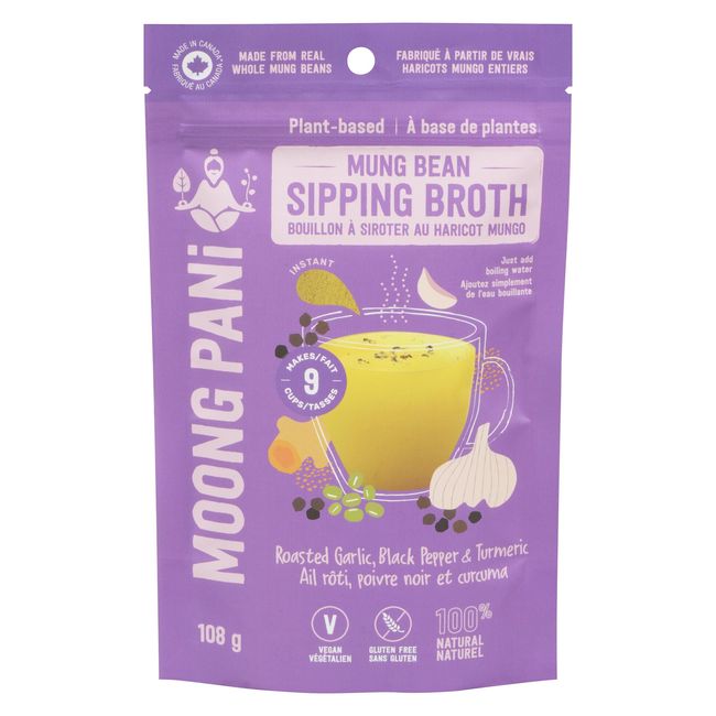 Roasted Garlic Black Pepper and Turmeric Mung Beans Sipping Broth, 108 ...