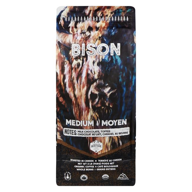 Organic Bison Medium Roast Coffee, 908 Gram | FoodServiceDirect.ca - Canada's Widest Variety in ...