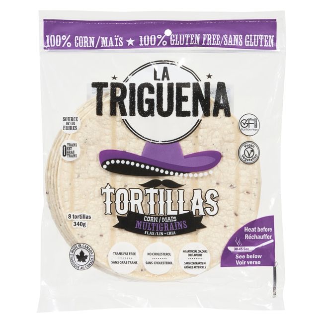 La Triguena 8 Inch Multigrain Corn Tortillas| 340 Gram