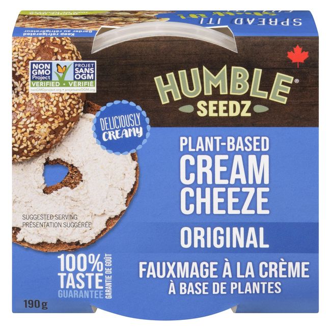 Humble Seedz Plant Based Original Cream Cheeze| 190 Grams