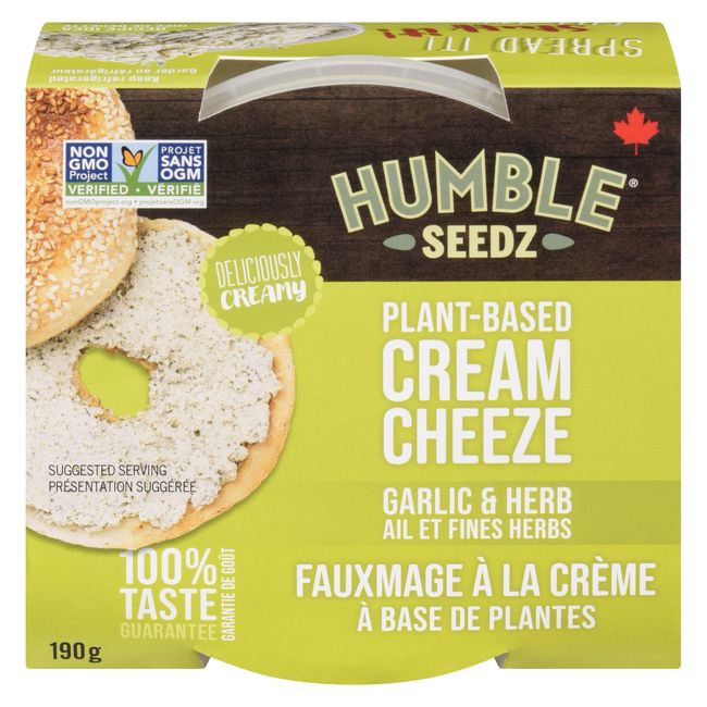 Humble Seedz Plant Based Garlic Cream Cheeze| 190 Grams