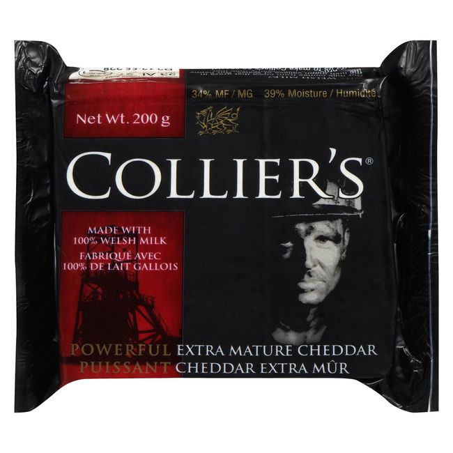 Collier's Powerful Extra Welsh Cheddar Cheese| 200 Gram