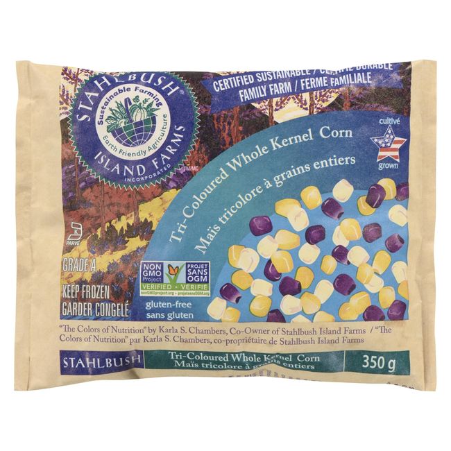 Stahlbush Island Farms Tri Coloured Whole Kernel Corn| 350 Gram