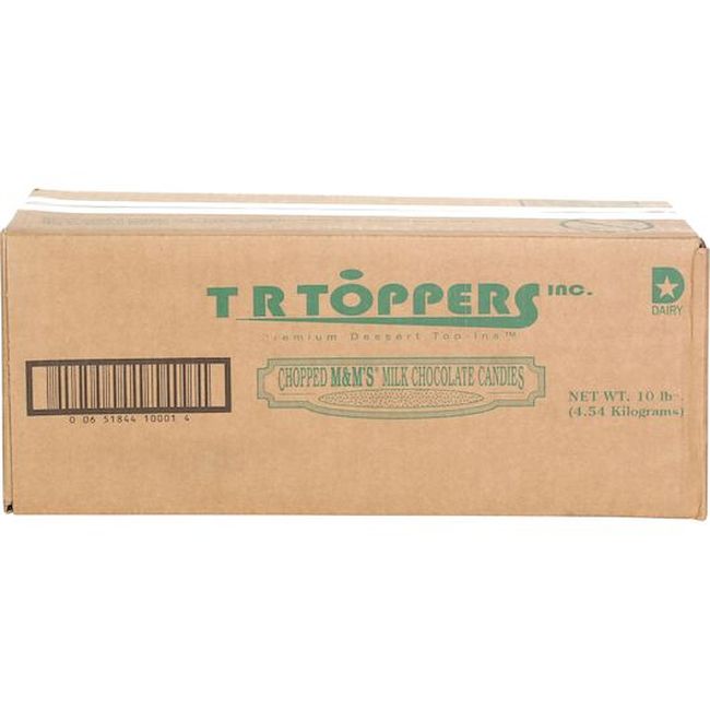 Tr Toppers Plain Chopped M And Ms Topping - Bulk| 5 Pound