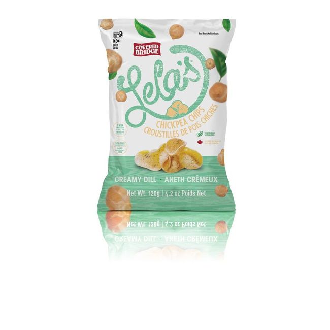 Covered Bridge Chips Lelas Creamy Dill Chickpea Chips| 120 Gram