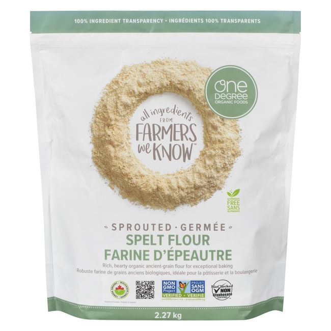 Sprouted Spelt Flour, 2.27 Kilogram | FoodServiceDirect.ca - Canada's ...