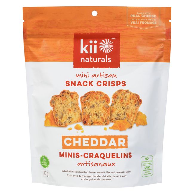 Cheddar Artisan Snack Crisps, 120 Grams | FoodServiceDirect.ca - Canada ...