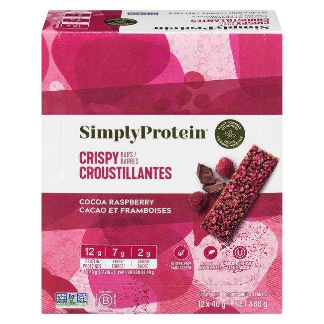 Cocoa Raspberry Snack Bar, 40 Gram | FoodServiceDirect.ca - Canada's ...