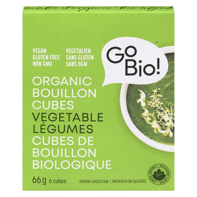 Organic Vegetable Bouillon Cube, 66 Gram | FoodServiceDirect.ca ...