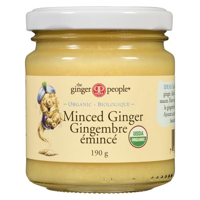 The Ginger People Organic Minced Ginger| 190 Gram