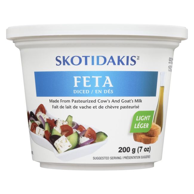 Skotidakis Diced Light Feta Cheese| 200 Gram