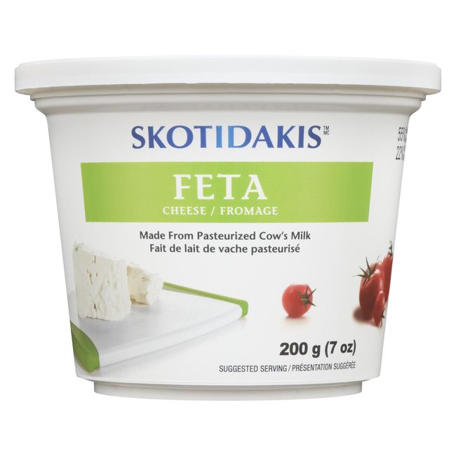Skotidakis Cows Milk Feta Cheese Block| 200 Gram