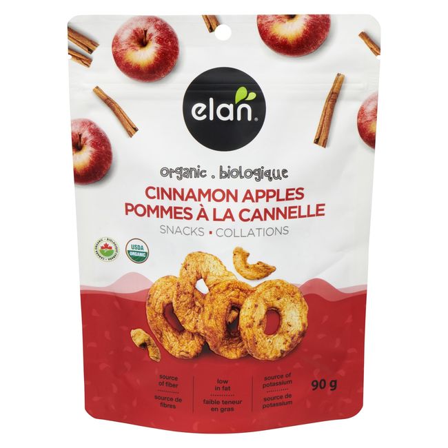 Organic Cinnamon Apples Snacks, 90 Gram | FoodServiceDirect.ca - Canada ...