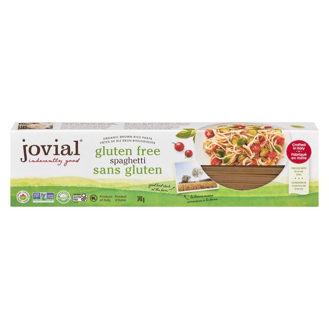 Organic Brown Rice Spaghetti Pasta, 340 Grams | FoodServiceDirect.ca ...