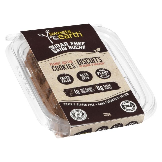 Sweets From The Earth Sugar Free Keto Peanut Butter Cookie| 100 Gram