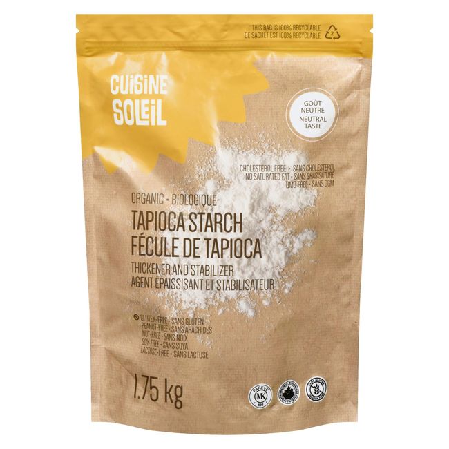 Organic Tapioca Starch, 1.75 Kilogram | FoodServiceDirect.ca - Canada's ...