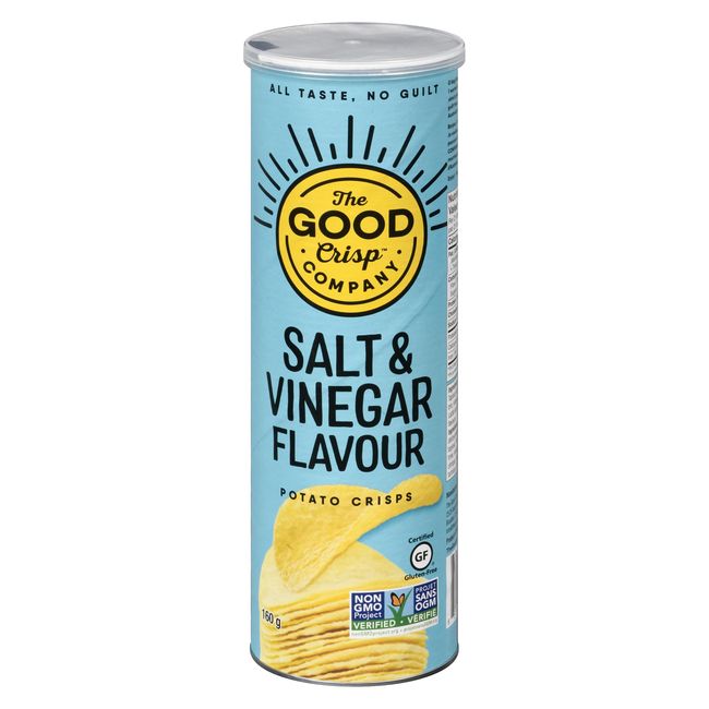 Sea Salt and Vinegar Potato Crisps, 160 Gram | FoodServiceDirect.ca ...
