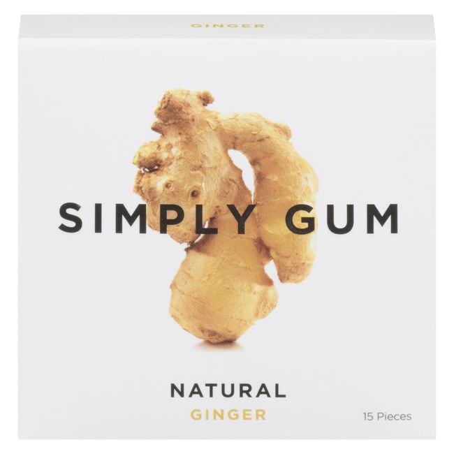 Natural Ginger Chewing Gum, 15 count | FoodServiceDirect.ca - Canada's ...