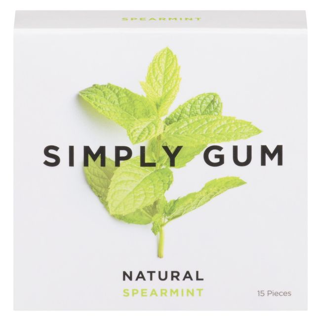 Natural Spearmint Chewing Gum, 15 count | FoodServiceDirect.ca - Canada ...