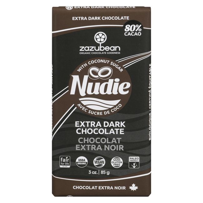 80 Percent Cacao Extra Dark Chocolate Bar, 85 Grams | FoodServiceDirect ...