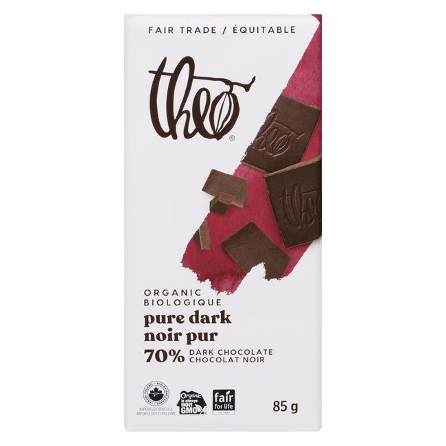 Organic 70 Percent Dark Chocolate Bar, 85 Gram | FoodServiceDirect.ca ...