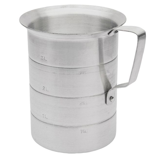 Aluminum Liquid Measure, 4 Quart Capacity | FoodServiceDirect.ca ...
