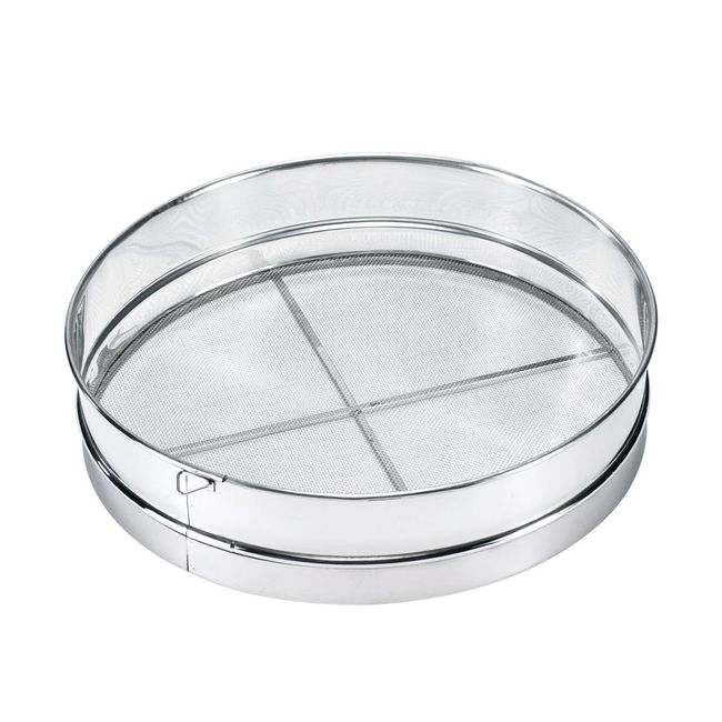 Browne Stainless Steel 16 Mesh Rim Sieve| 14 Inch Dia.