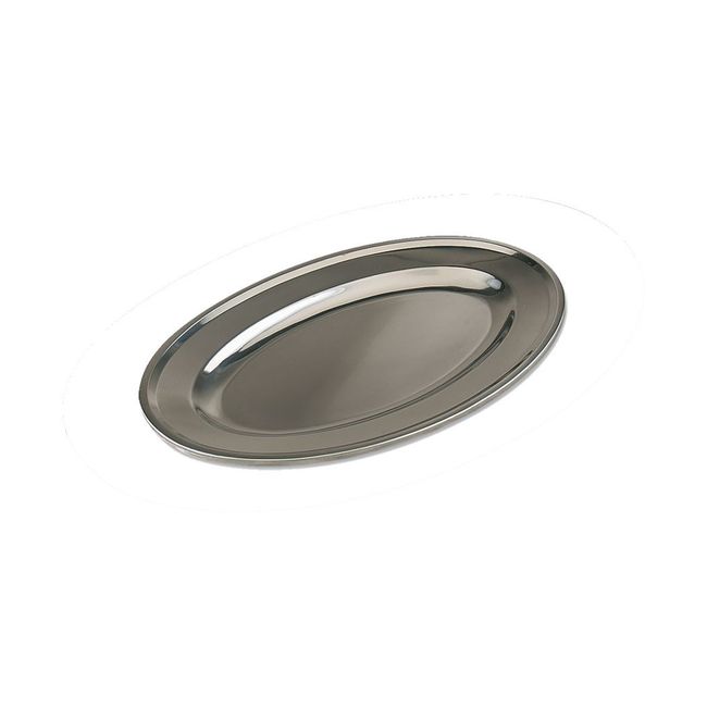 Mirror Finish 18/0 Stainless Steel Oval Platter, 15.5 x 10.4 inch ...