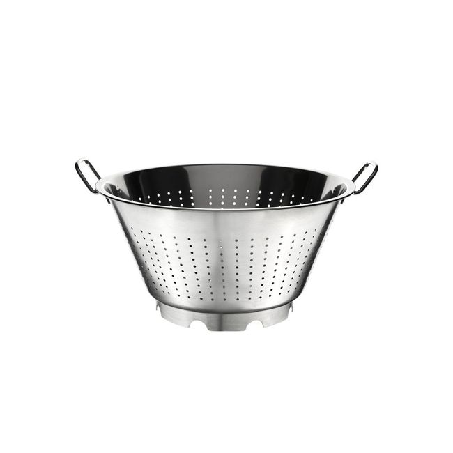 Stainless Steel European Style Colander, 7.25 Quart Capacity ...