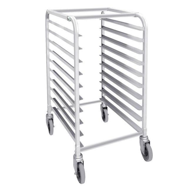 Aluminum 10-Tier End Loading Bun Pan Rack, 26 x 20.25 x 38.5 inch ...