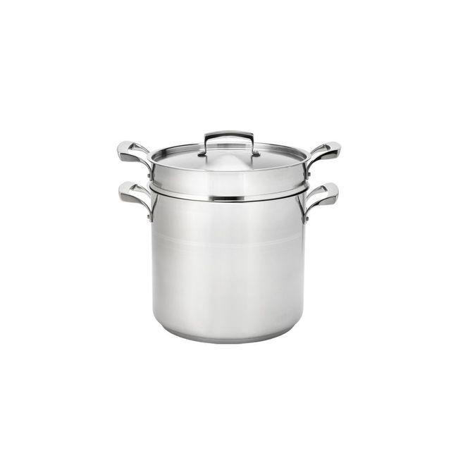 Browne Thermalloy Stainless Steel 3 Piece Double Boiler Set| 9 Quart ...