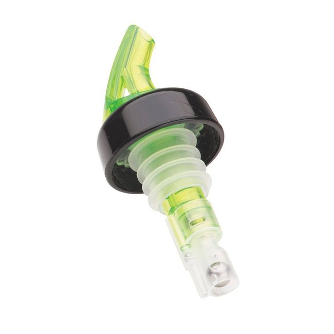 Green Measured Liquor Pourer with Collar, 1 Ounce | FoodServiceDirect ...