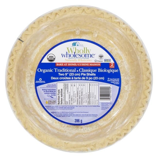Organic Traditional Pie Shell | FoodServiceDirect.ca - Canada's Widest ...