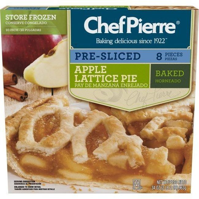 10 inch 8 Pre-Sliced Apple Lattice Pie, 34 Ounce | FoodServiceDirect.ca ...