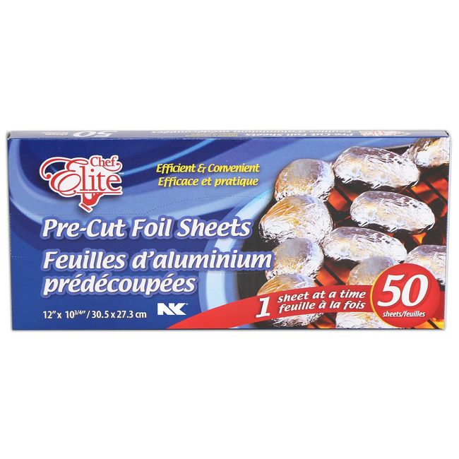 Aluminum Foil Pop-Up Sheets, 50 count | FoodServiceDirect.ca - Canada's ...