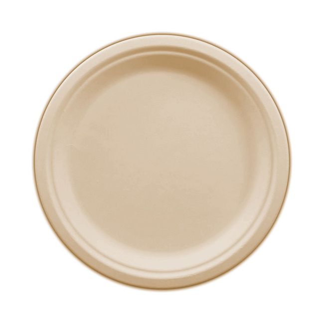 Table Accents Bagasse Compostable Plate| 9 Inch