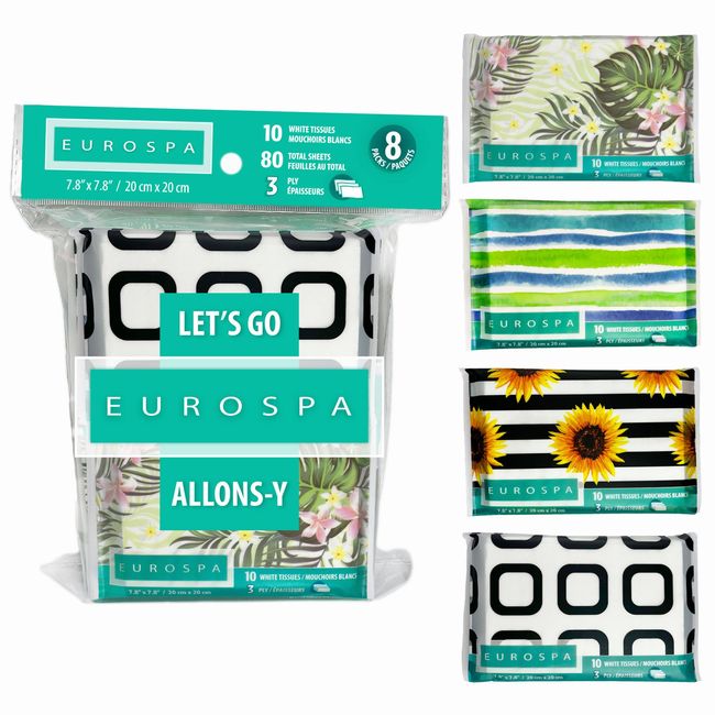 Eurospa 3 Ply Facial Tissues| 10 Sheets
