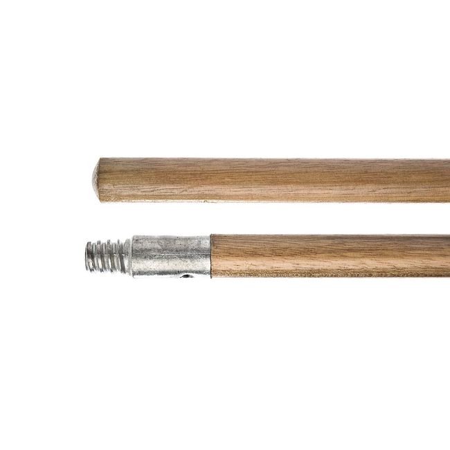 Wooden with Metal Threaded Handle, 60 inch | FoodServiceDirect.ca ...