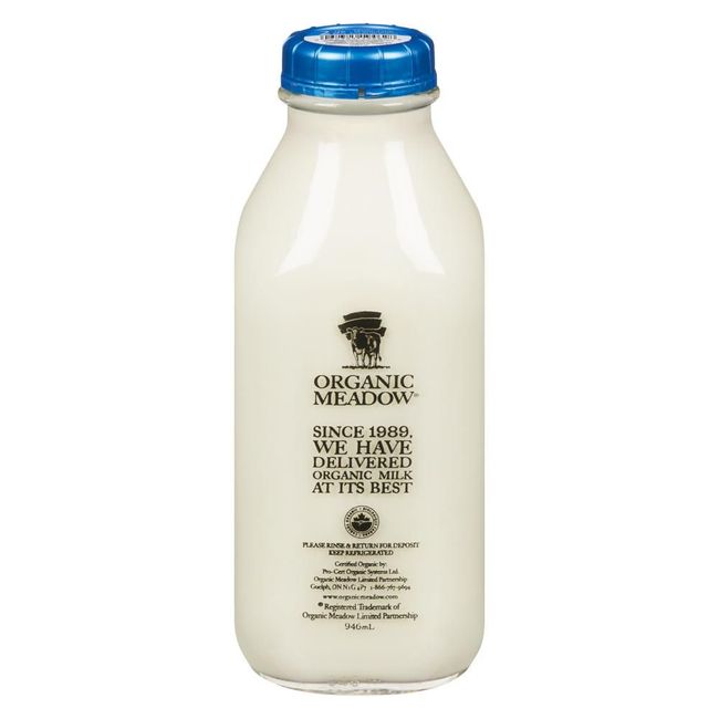 Organic Meadow Organic Meadow Organic Partly Skim 2% M.f. Milk 946ml ...