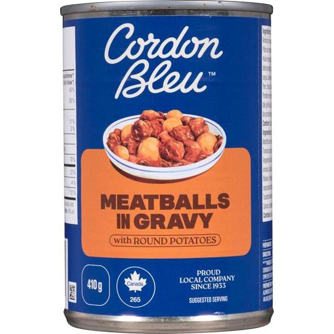 Cordon Bleu Meatballs in Gravy with Round Potatoes | FoodServiceDirect